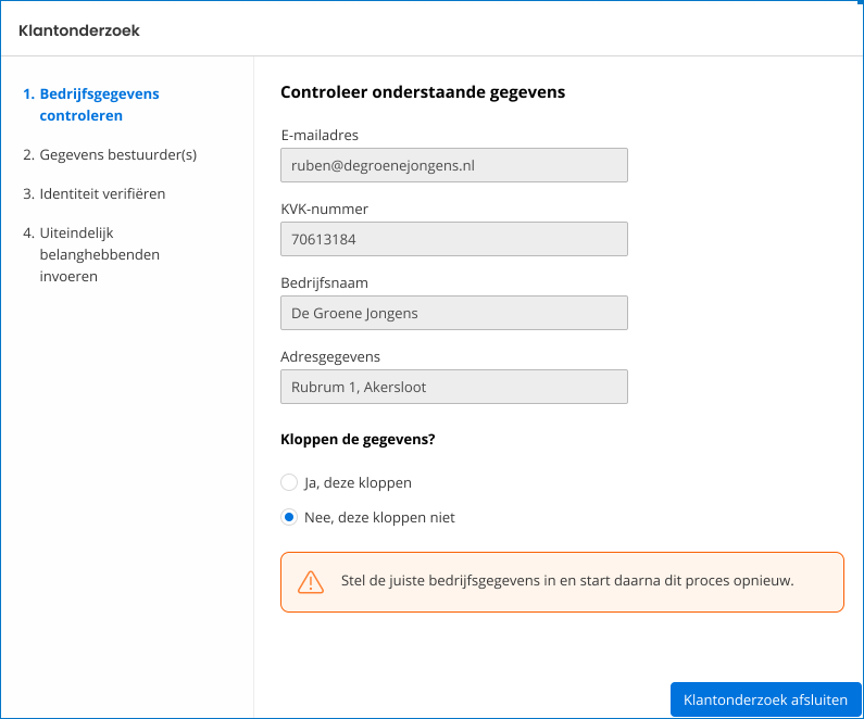 Een bankkoppeling maken