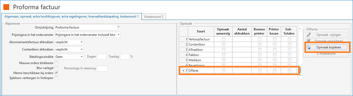 Een proforma factuur maken in SnelStart 12