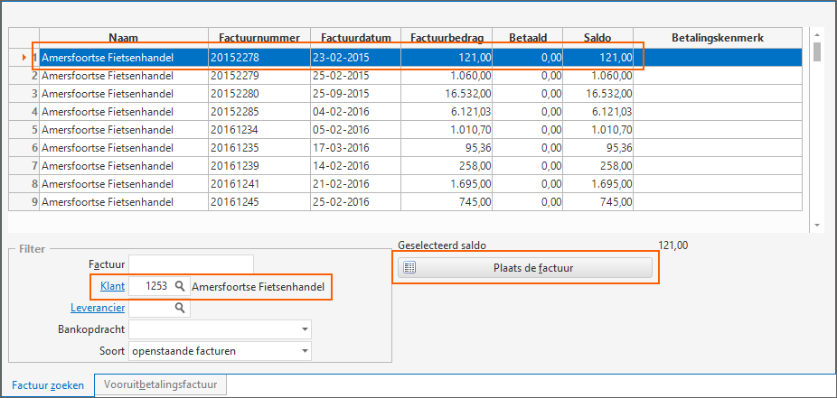 Een factuur boeken die met pin is betaald in SnelStart 12