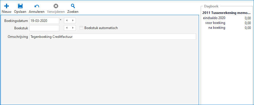 Een creditfactuur maken in SnelStart 12